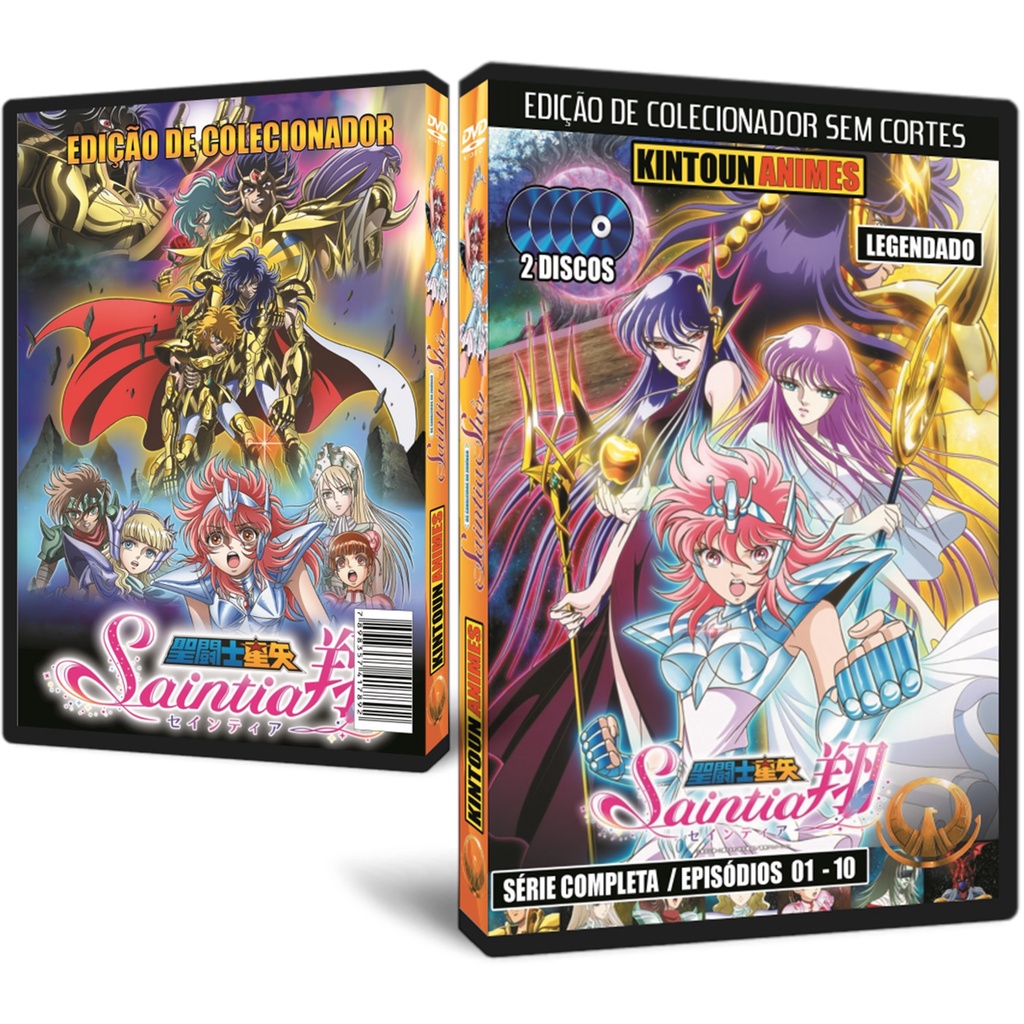 Os Cavaleiros Do Zodíaco - Saintia Shô Série Completa Em Dvd | Shopee ...