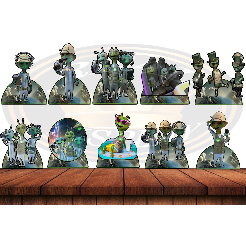 Alien Tv Displays Kit 10 Peças | Shopee Brasil