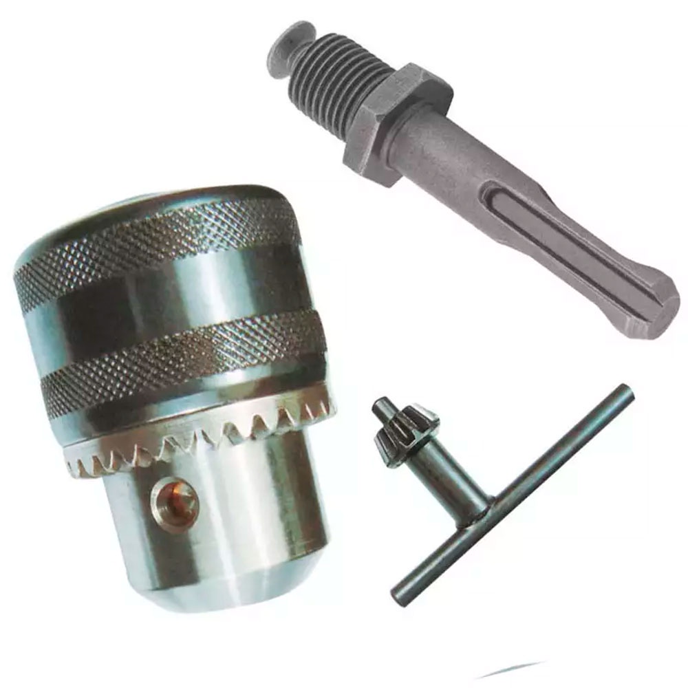 Kit Mandril Rosca 13mm 1/2 X 20 Com Adaptador Sds Plus - TL39994X ...