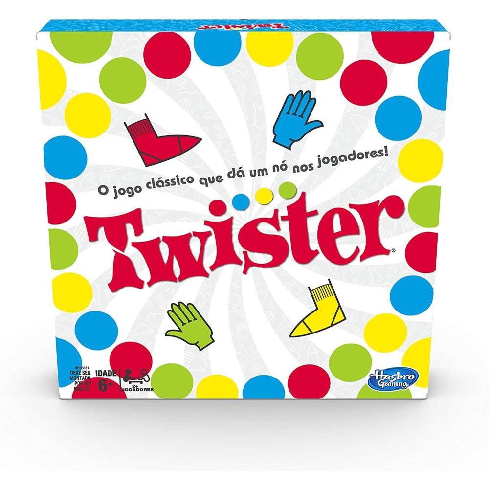 Jogo Twister Hasbro Gaming | Shopee Brasil