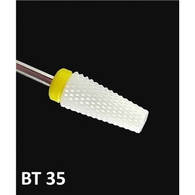 Broca de Cerâmica - Cone Topo Plano - BT35 - Amarela | Shopee Brasil