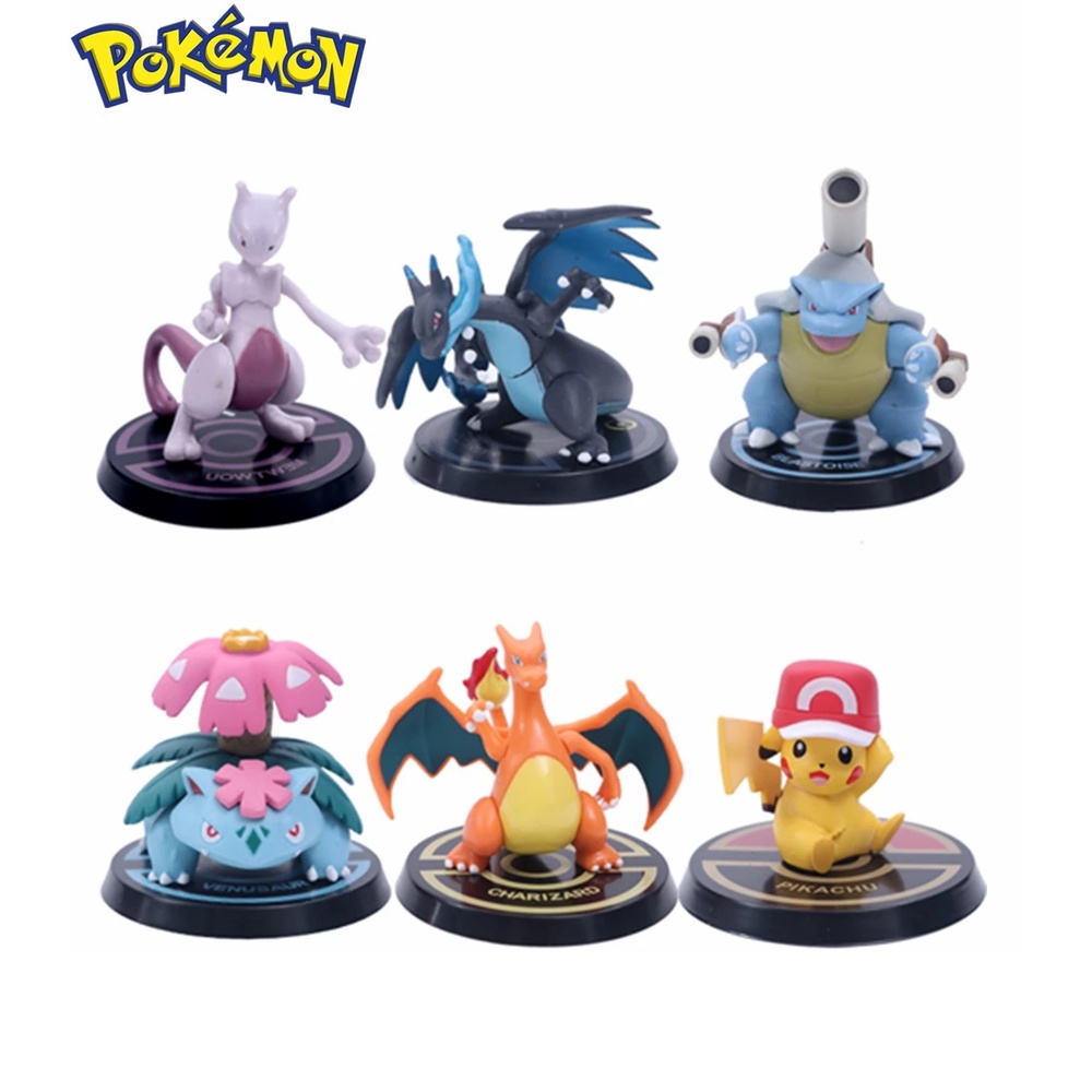Pokémon - Boneco - Pokemon - Miniaturas - Figures - Figura de Ação ...