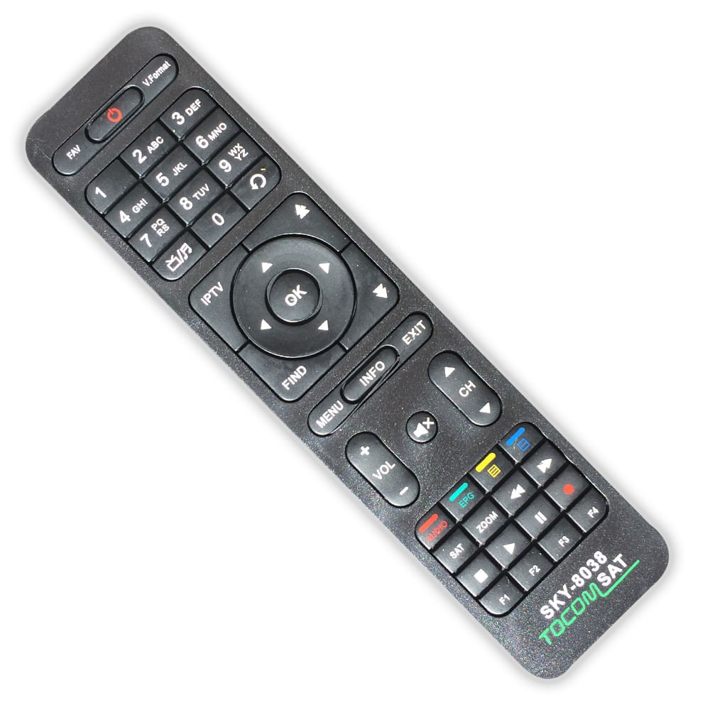 Controle Remoto Receptor Tocomsat Turbo S | Shopee Brasil