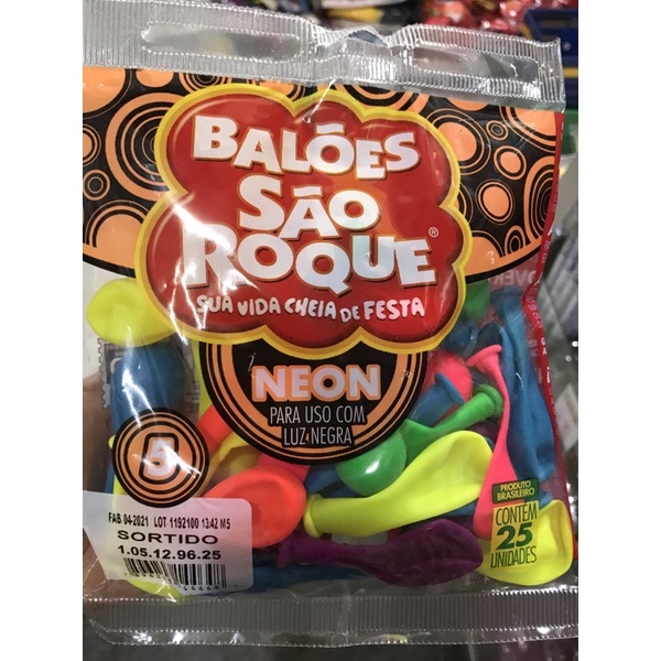 Bola Neon 5 Polegadas Pacote Com 50 unidades | Shopee Brasil