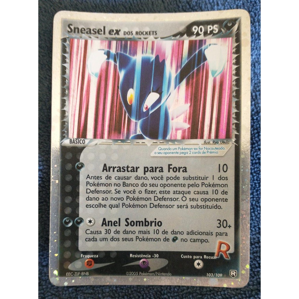 Carta Pokemon Sneasel EX | Shopee Brasil