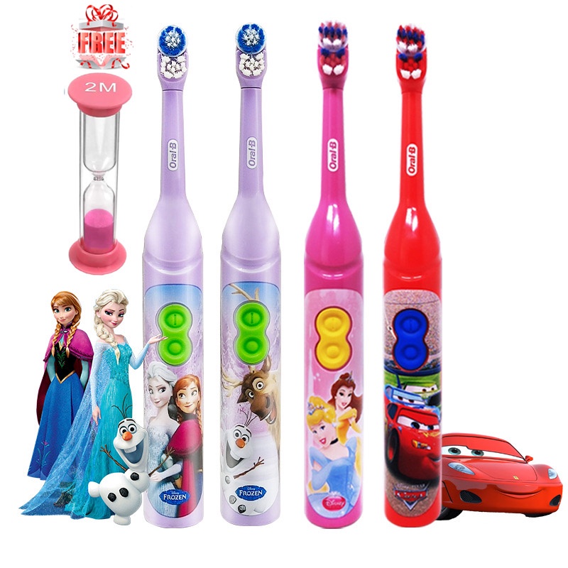 Colgate ORIGNAL Oral-B Escova De Dentes Spingate Para Crianças Bateria ...