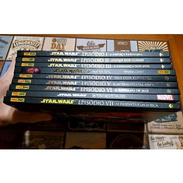 HQ Gibi Star Wars Panini - Episódios I a VII + Rogue One e Império ...