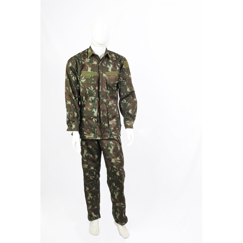 Fardas Camuflada Rip Stop Alta Solidez (Tecido Original Cedro) | Shopee ...