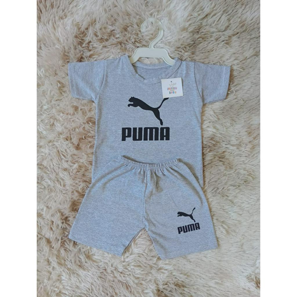 Conjunto Puma cinza | Shopee Brasil