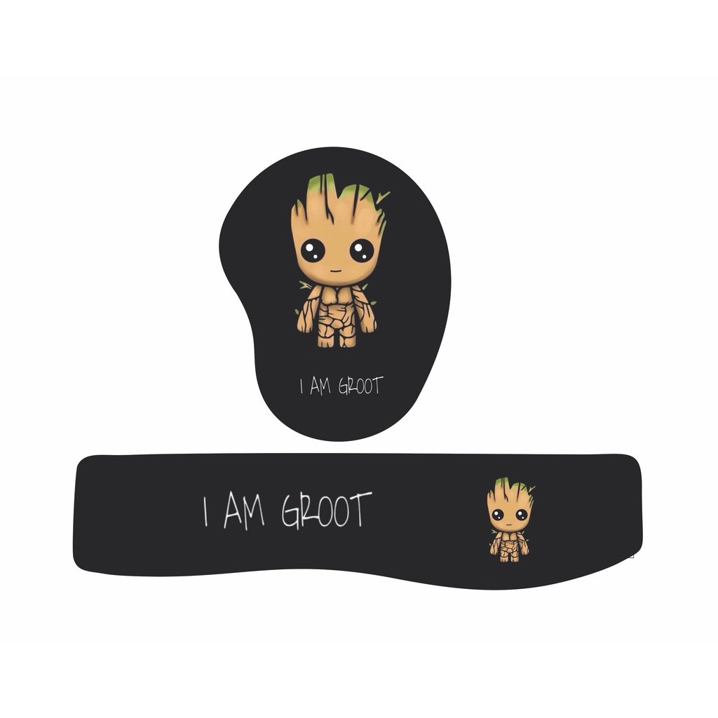 Mouse pad Ergonômico + Apoio de Punho Groot baby | Shopee Brasil