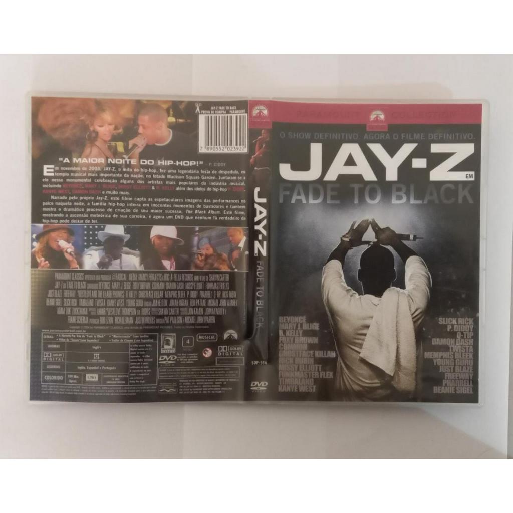 DVD O show definitivo, agora o filme definitivo JAY-Z Em fade to black ...