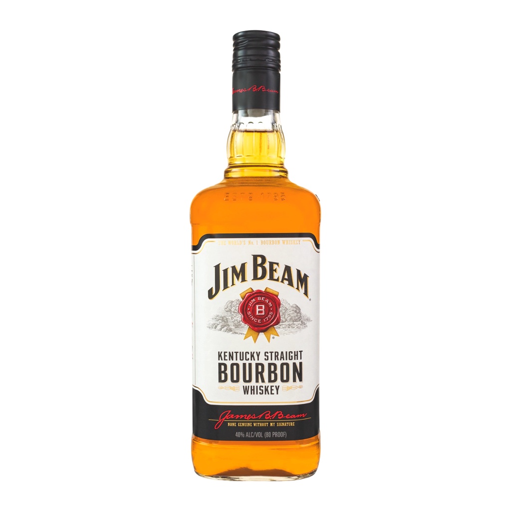 Whisky Jim Beam Bourbon Garrafa 1l | Shopee Brasil