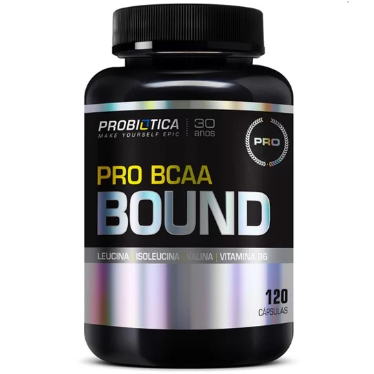 Pro BCAA Bound 120 caps Probiotica Leucina Isoleucina Valina ...