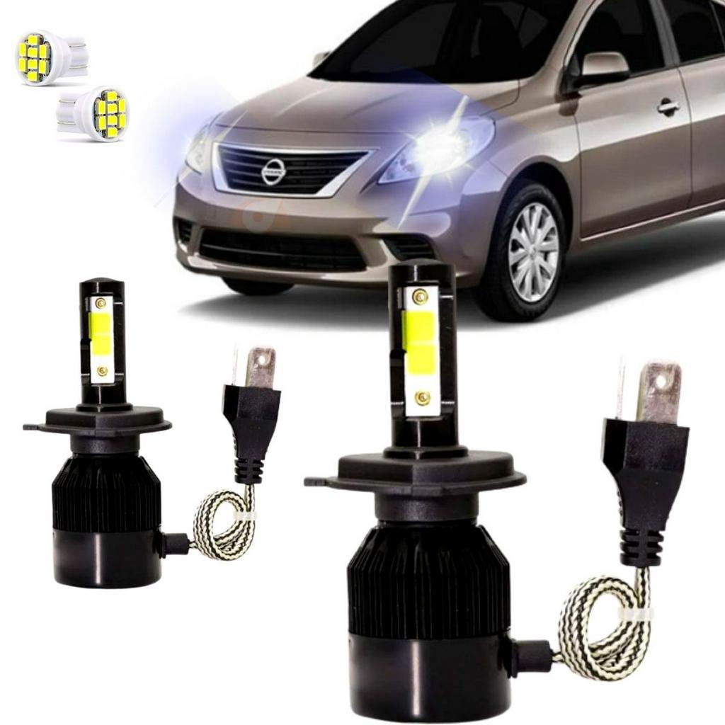 Kit Super Led Farol Versa 2011 2012 2013 2014 2015 2016 2017 2018 2019 ...