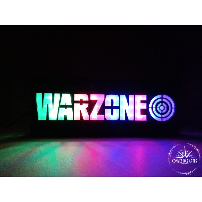 Luminária Gamer/COD/Warzone/Led/Decoração | Shopee Brasil