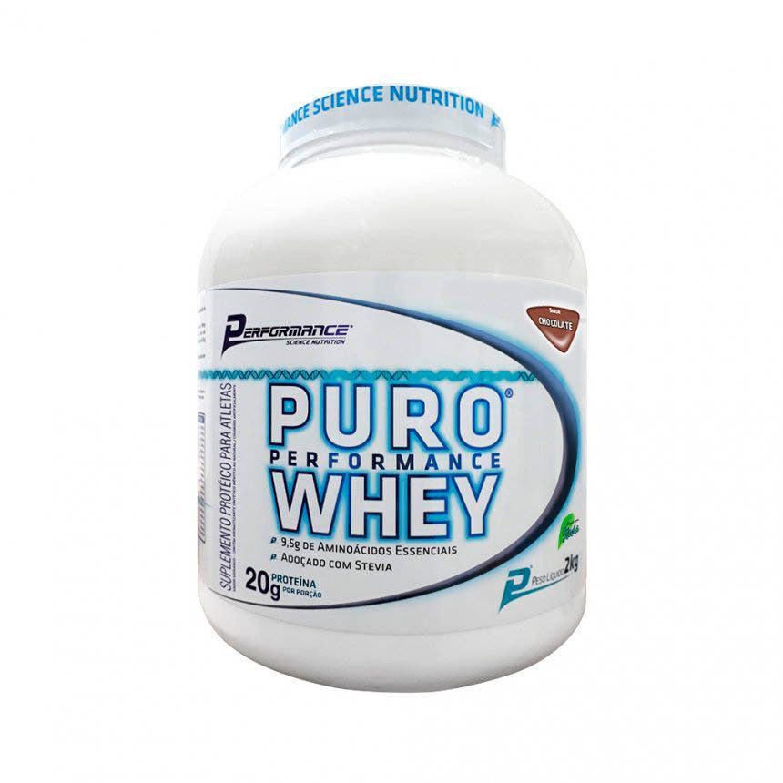 Puro Performance Whey (2kg) - Performance Nutrition - Chocolate ...