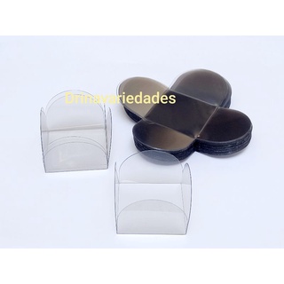 50 Forminhas Caixeta De Acetato Transparente 4 Pétalas Nº2 | Shopee Brasil