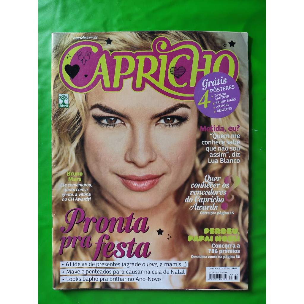 Revista Capricho - Ed. 1138 - Lua Blanco | Shopee Brasil