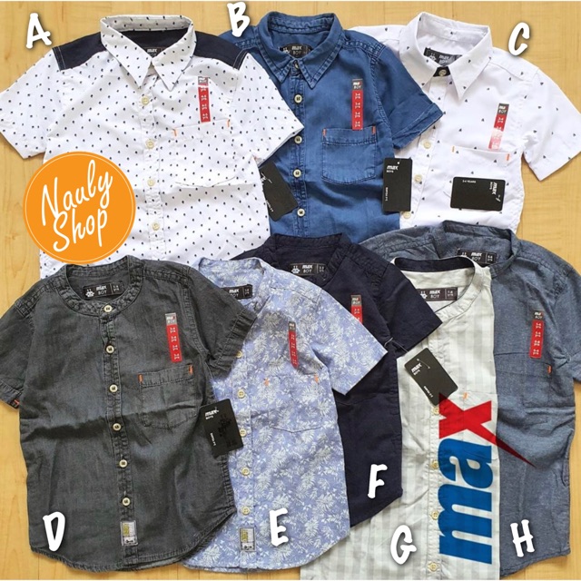 Camisa MAXX BOY (2-7o) | Shopee Brasil
