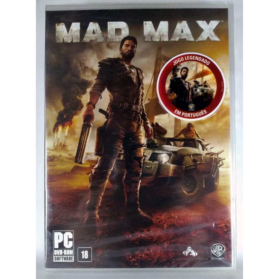 Mad Max PC Mídia Física Novo Lacrado | Shopee Brasil