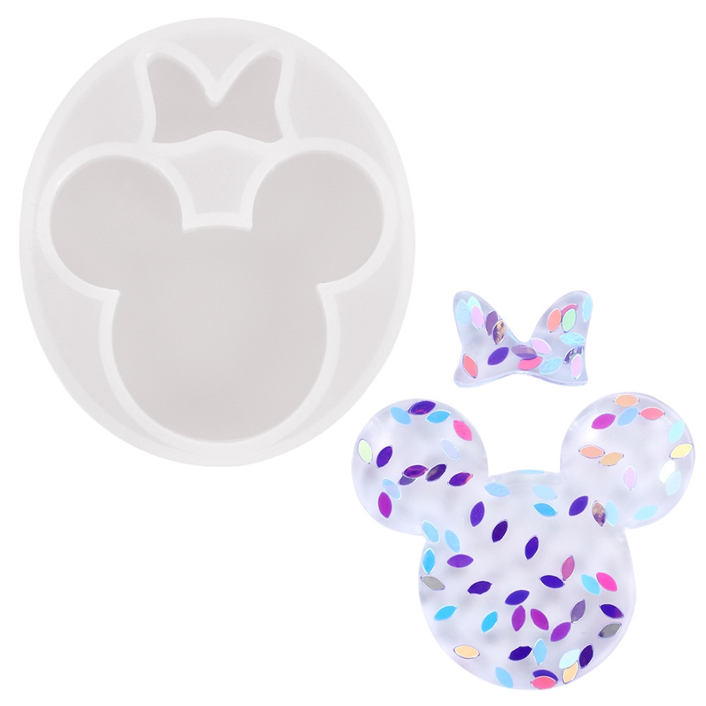 Molde De Silicone Para Chaveiro Com Cabeça De Mouse , Decoração De Topo ...