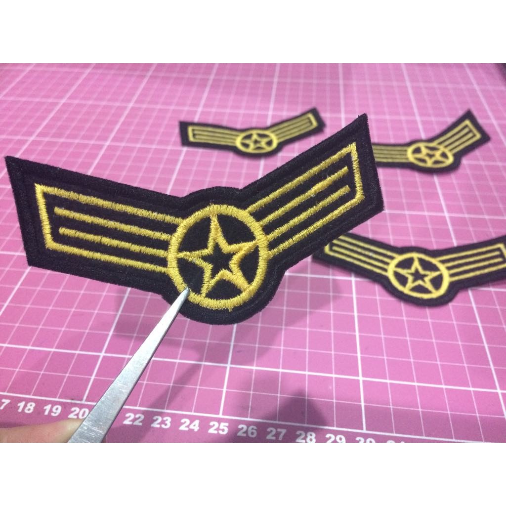 Patch Bordado Militar Termocolante - Modelo 9 | Shopee Brasil