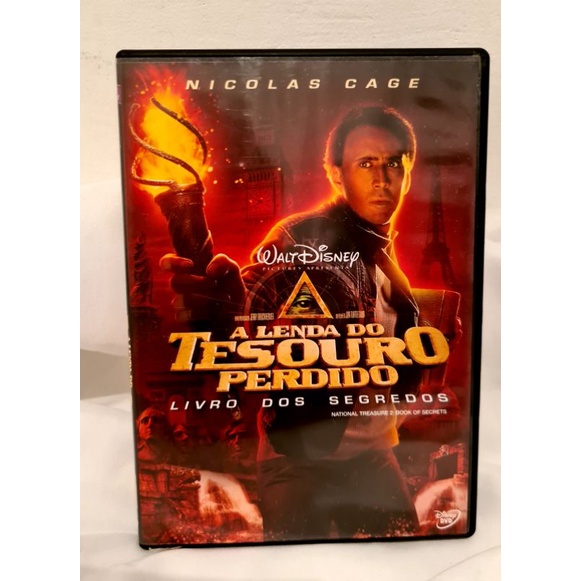 DVD A Lenda do Tesouro Perdido: Livro dos Segredos | Shopee Brasil