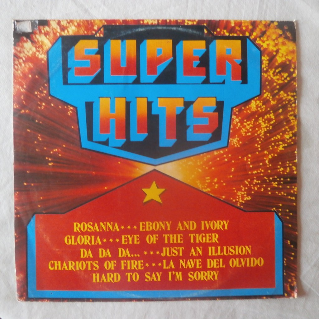 Lp Super Hits 1982 Superstars, Disco De Vinil Coletânea | Shopee Brasil