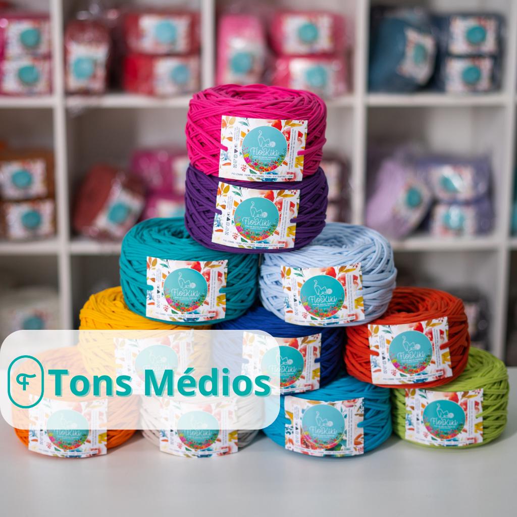 Fio de Malha Premium Fios Kiki - Tons Médios 500gr | Shopee Brasil