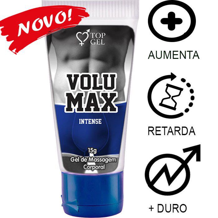 VOLUMAX INTENSE (AUMENTA, PROLONGA, ENGROSSA E EXCITA) | Shopee Brasil