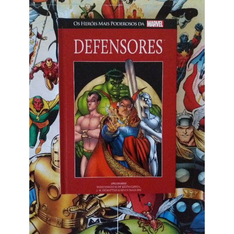 HQ - Os Heróis Mais Poderosos da Marvel: Defensores #23 Salvat Capa Vermelha - QUADRINHOS ...