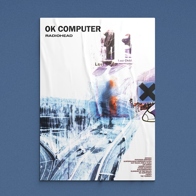 Poster colecionável Radiohead - Ok Computer / Tamanho A3 | Shopee Brasil