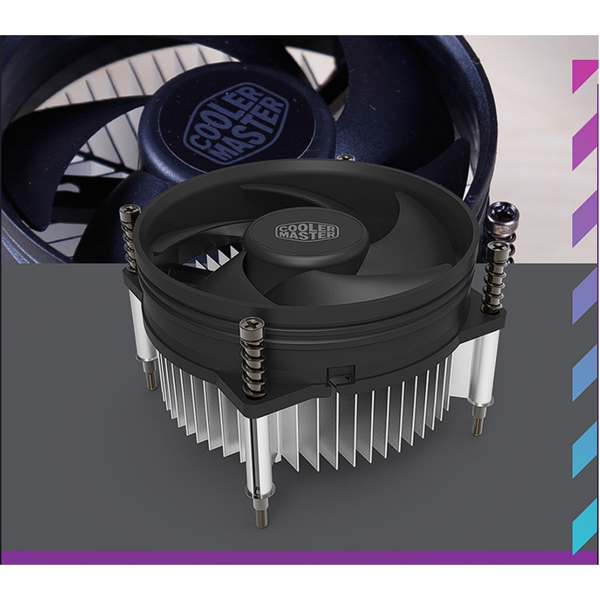 Cooler para processador Intel Cooler Master LGA 1156 1155 1150 1151 ...