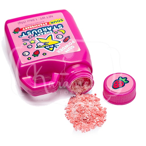 Chiclete Gum Powder - Sour Strawberry - Importado | Shopee Brasil