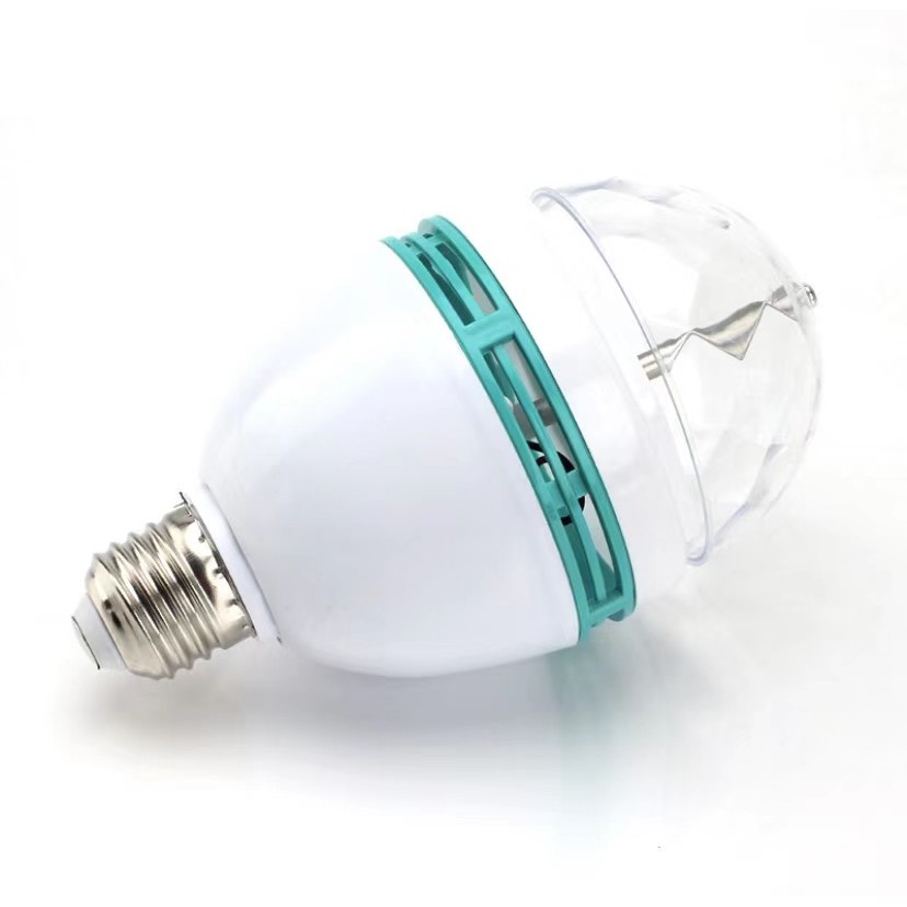 Lâmpada Led Giratória Colorida Globo De Luz Festa + Soquete | Shopee Brasil