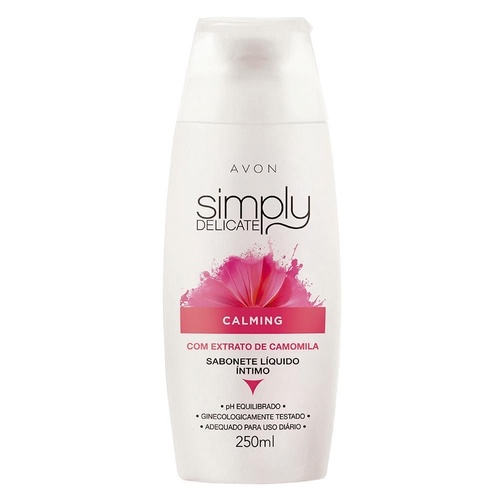 Sabonete Liquido Íntimo Simply Delicate Avon | Shopee Brasil