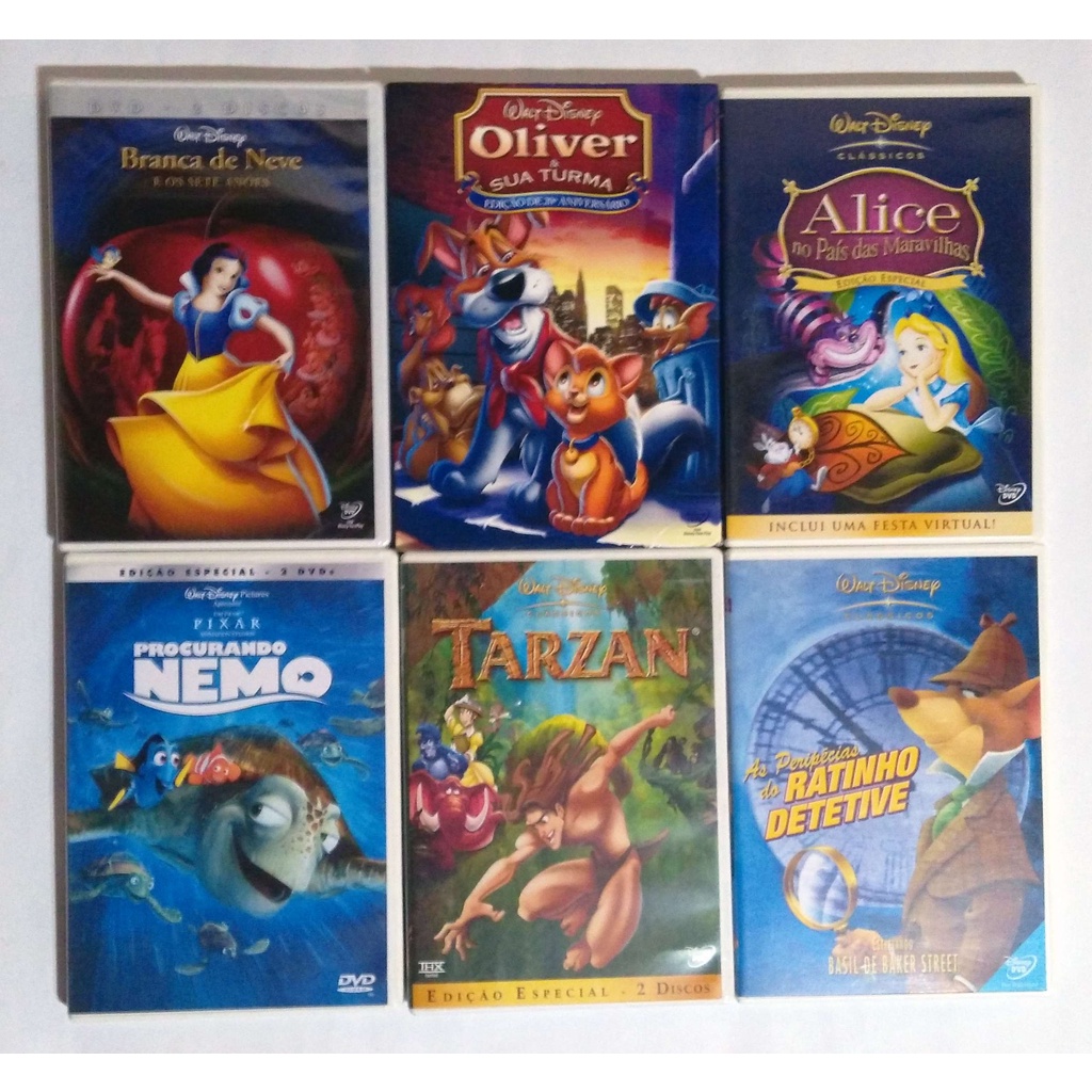Disney Pixar - Lote com 27 Filmes em DVD - Com Encarte | Shopee Brasil