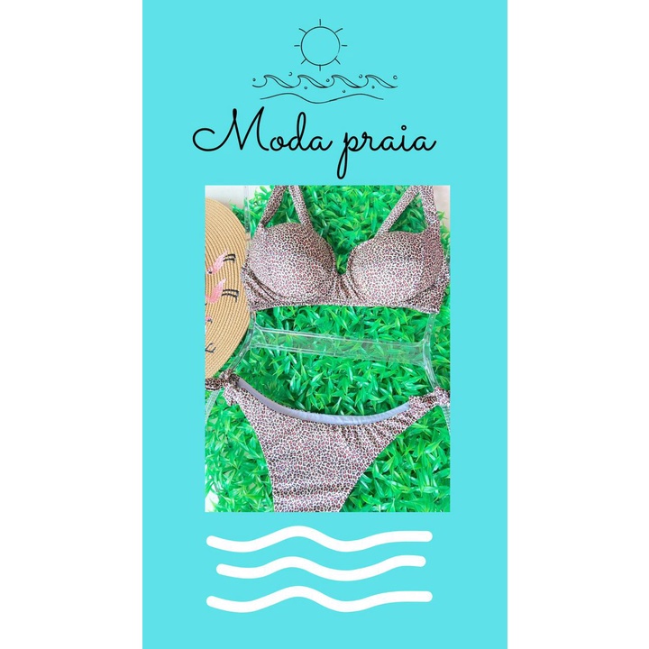 Biquinis moda praia | Shopee Brasil