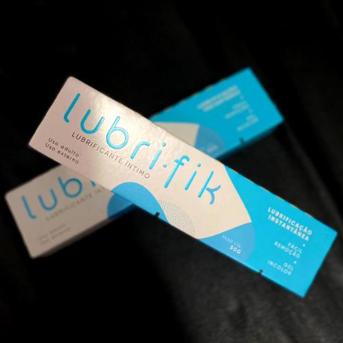 Lubri-fik Lubrificante Intimo Gel 50g cada | Shopee Brasil