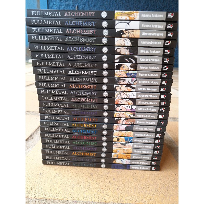 Fullmetal Alchemist coleção 2 ao 22, 24 e 26 (23 volumes) | Shopee Brasil