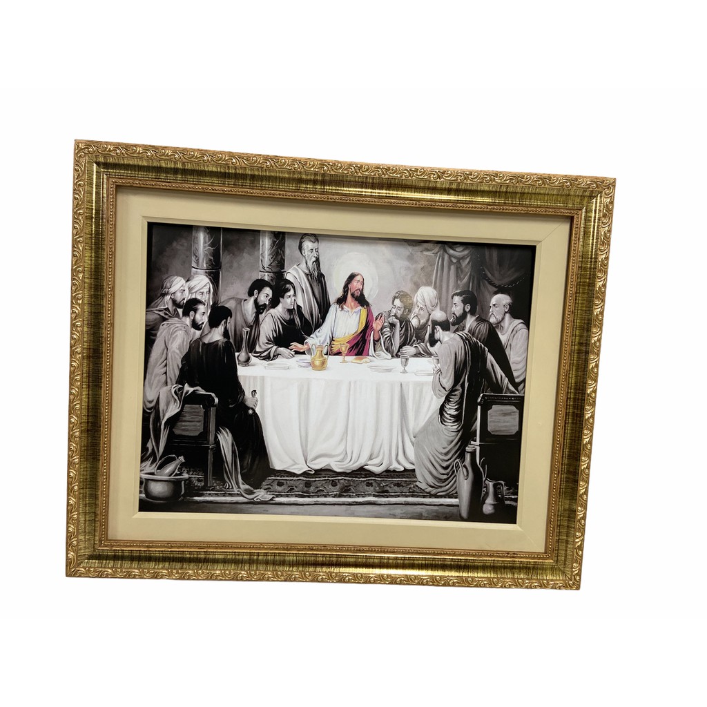 Quadro Resinado Santa Ceia Jesus Iluminado | Shopee Brasil