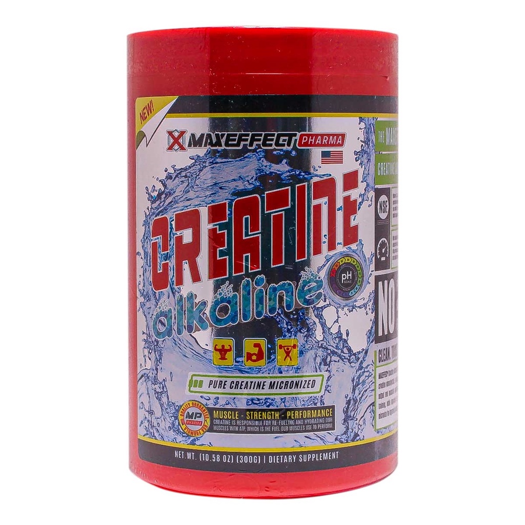 Creatina Pura Micronizada Creatine Alkaline Maxeffec 300g | Shopee Brasil