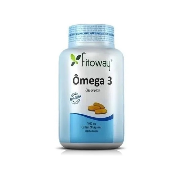 Omega 3 Fitoway Oleo De Peixe - 60 Cáps - Anti-inflamatório | Shopee Brasil