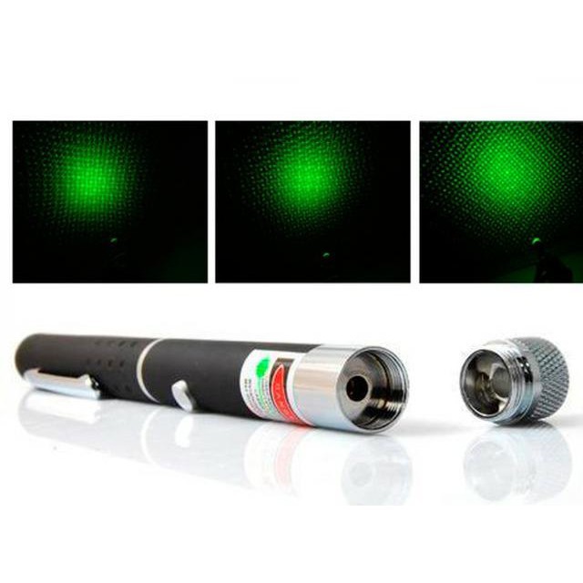 Caneta Laser Pointer Verde Potente 10000mw Até 9km 5 Pontas | Shopee Brasil
