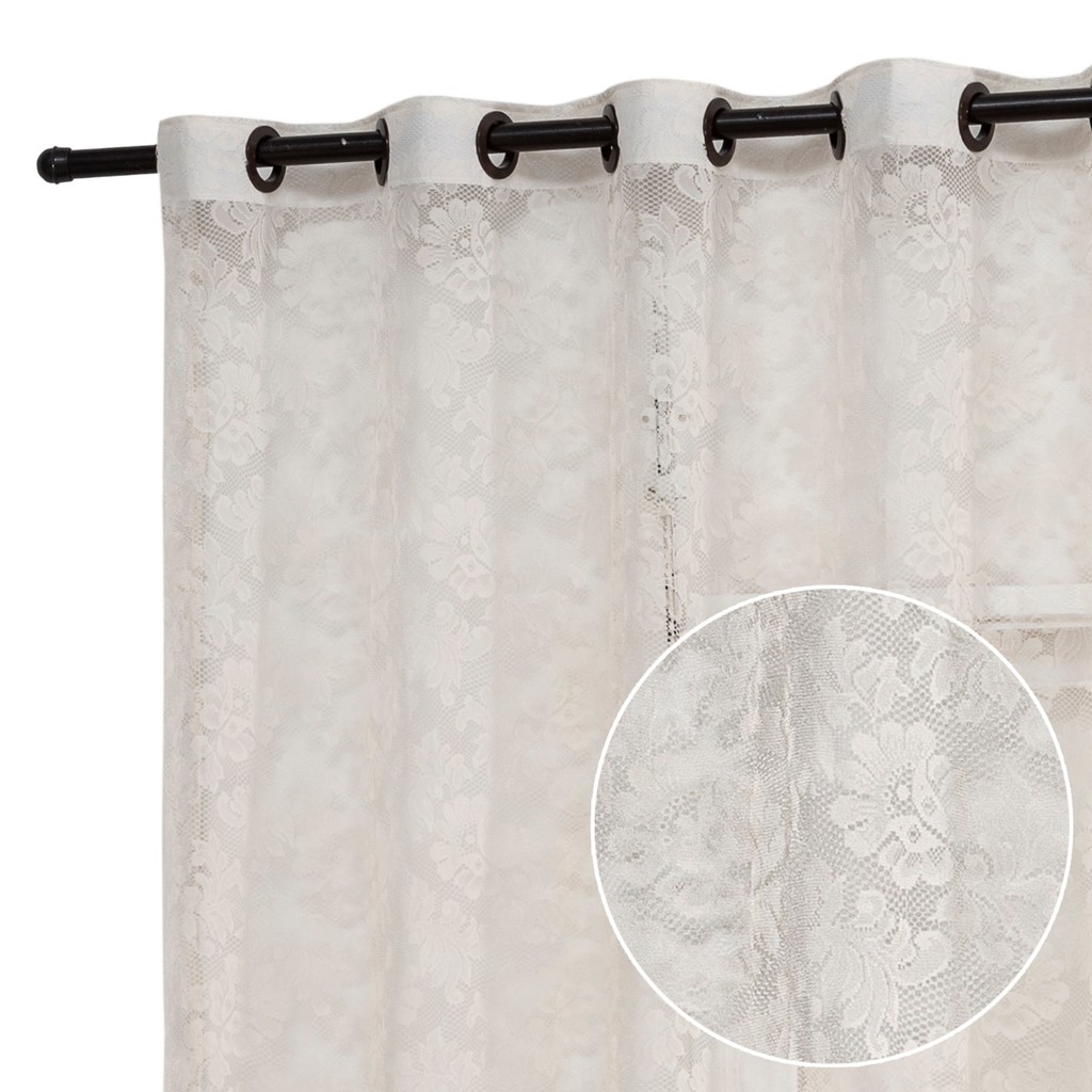 Cortina De Renda Serena 2 00 X 1 70 Para Sala E Quarto | Shopee Brasil