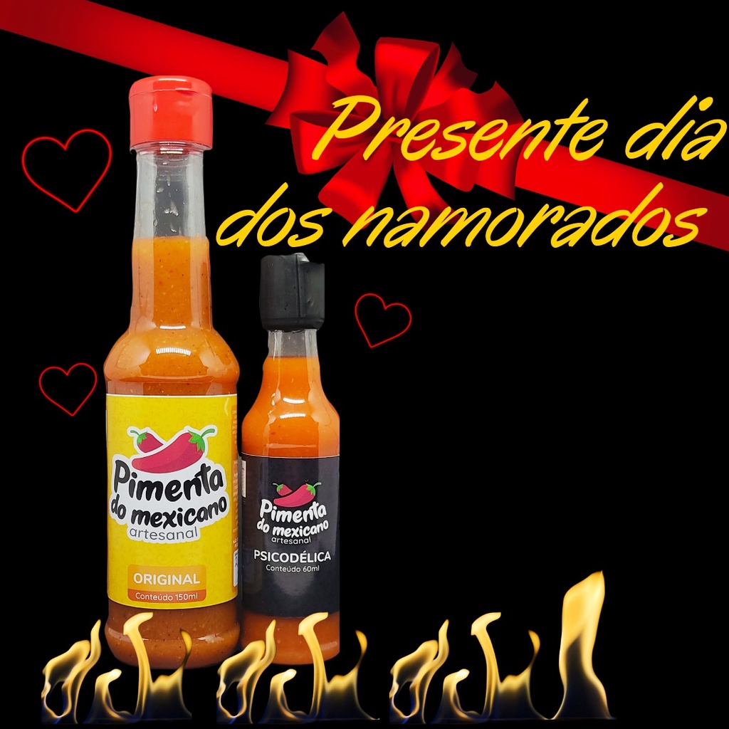 KIT Presente de Namorados Pimenta do Mexicano®️ | Shopee Brasil