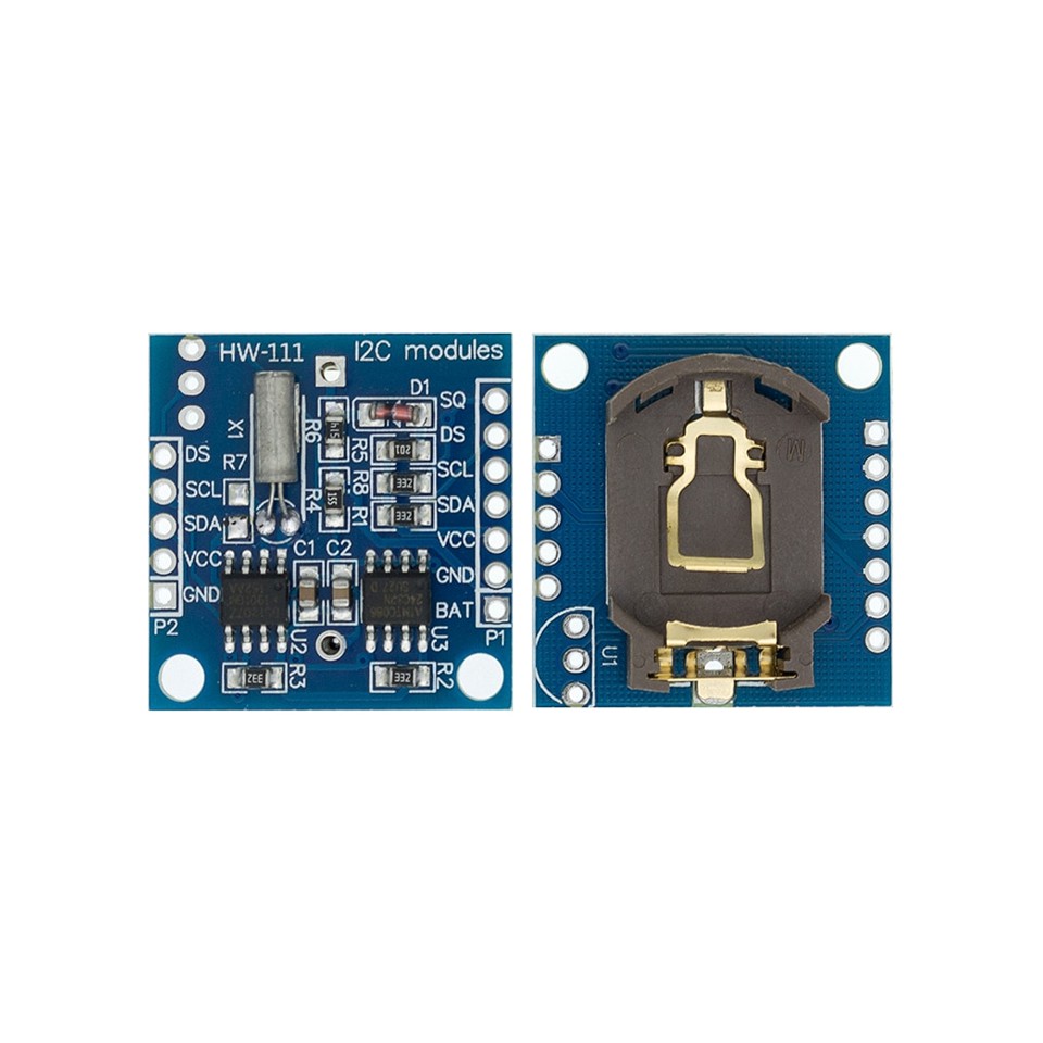 MÓDULO RELÓGIO RTC REAL TIME CLOCK DS1307 I2C | Shopee Brasil