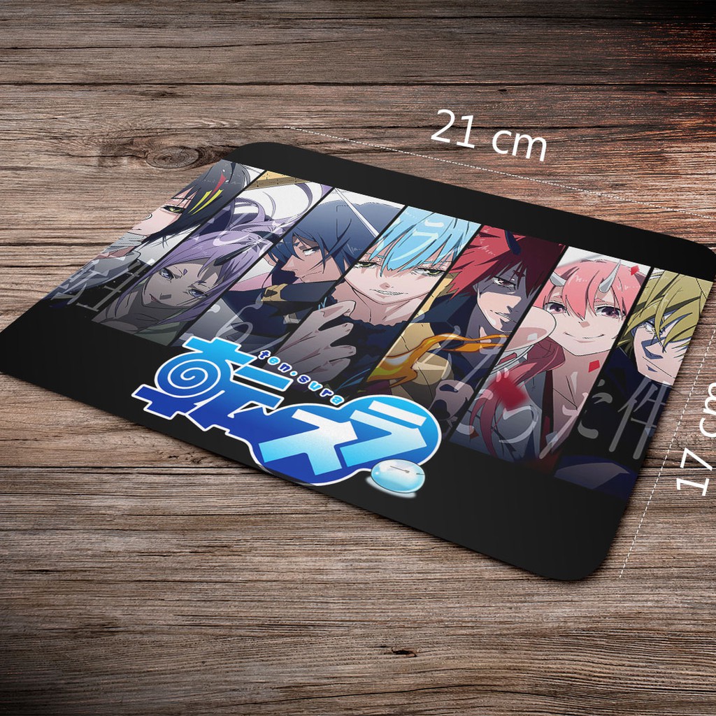 Mouse Pad Tensei shitara Slime Datta Ken com Borda Soldada - 21,5 x 17 ...