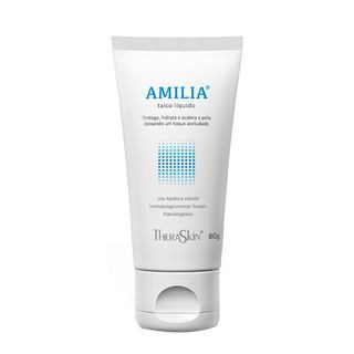 Amilia Talco Líquido Theraskin - Talco Líquido Corporal 80g | Shopee Brasil