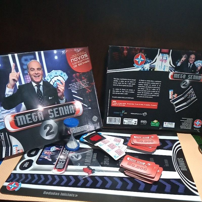 Jogo Mega Senha 2, em perfeito estado de conservação, igual novo, porém ...